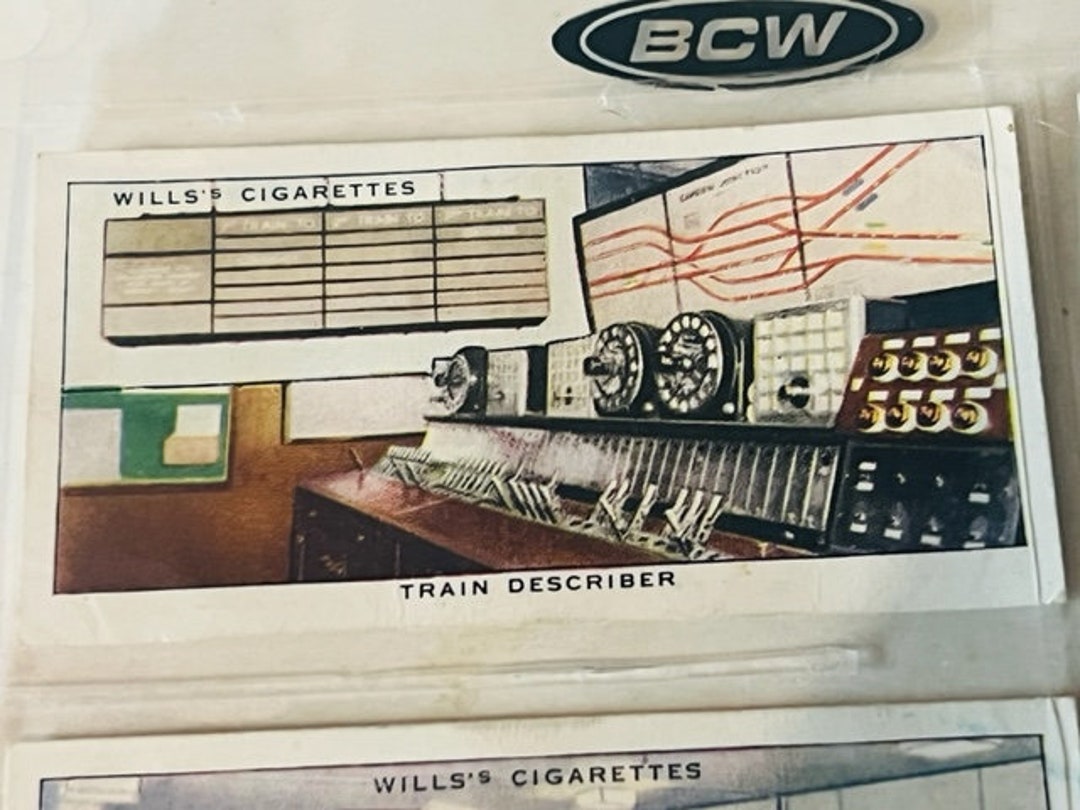 Railroad Card Train Railway Equipment 1938 HO WD Wills Imperial ...