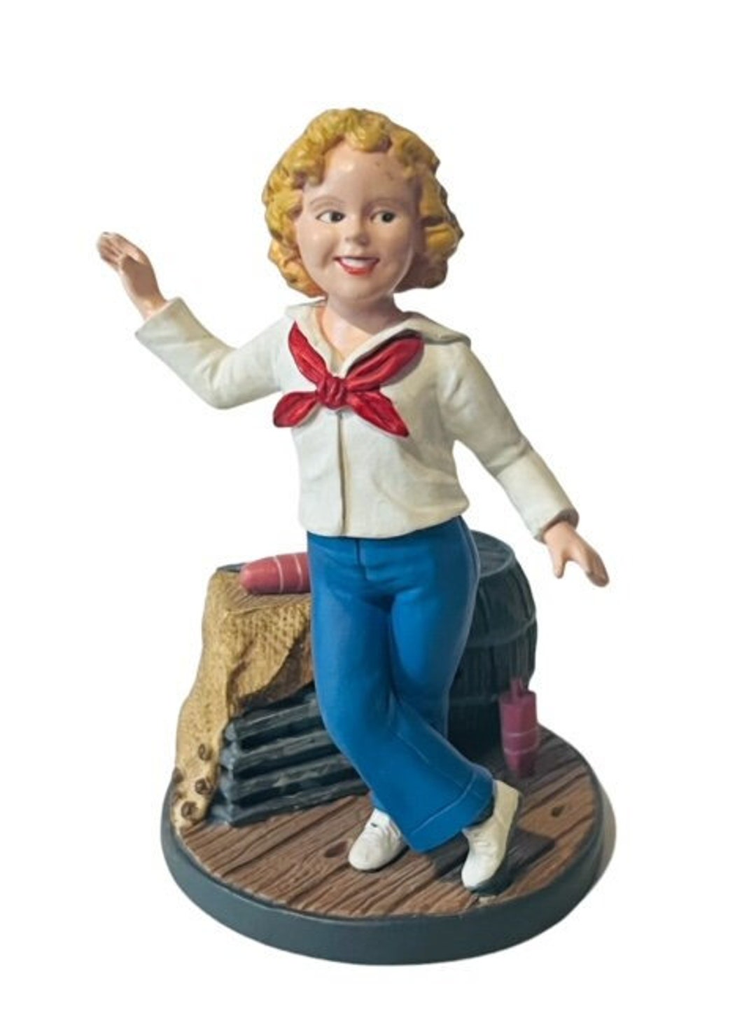 Shirley Temple Danbury Mint Figurine Silver Screen Calendar Captain ...