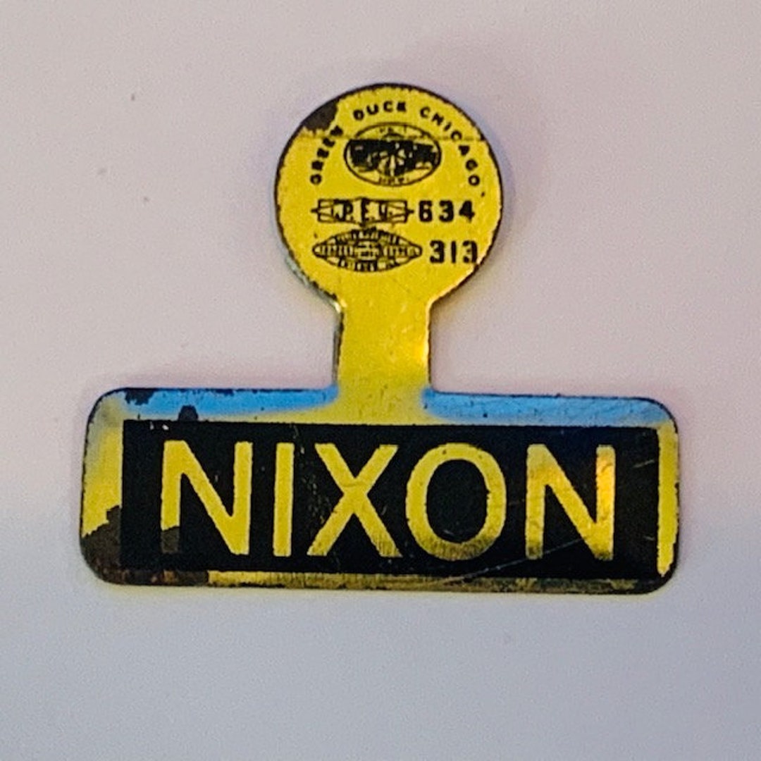 RICHARD NIXON PINBACK Presidential Election Pin Button 1960s Historical ...