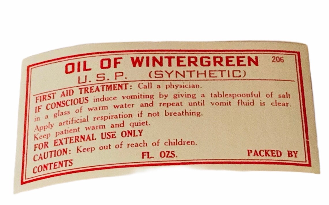 DRUGSTORE PHARMACY LABEL Antique Paper Ephemera Vintage Ww1 - Etsy