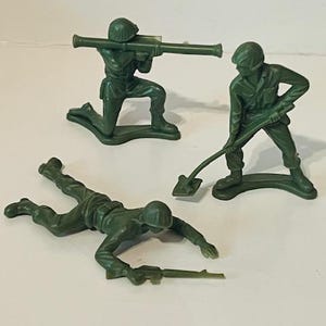Toy Soldier Vtg Military Figure Army Men Mpc Mee Marx Plastic LOT Land ...