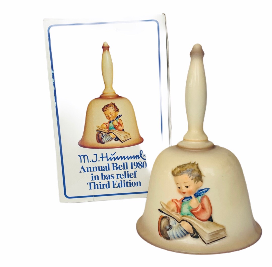 HUMMEL GOEBEL BELL 1979 Vintage Porcelain Figurine West Germany W Nib ...