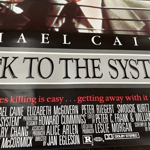 Movie Theater Cinema Poster Lobby Card 1990 Shock to System Michael ...