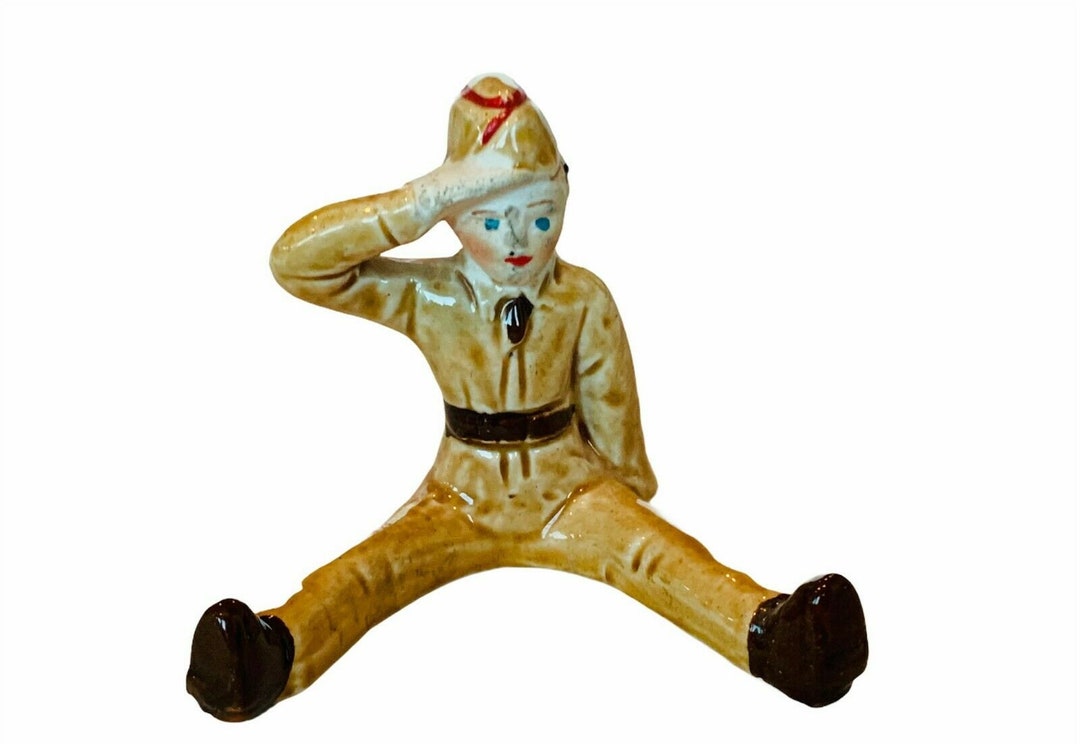Toy Soldier Vintage Ceramic Ww2 World War Two Wwii 1940s Collectible ...
