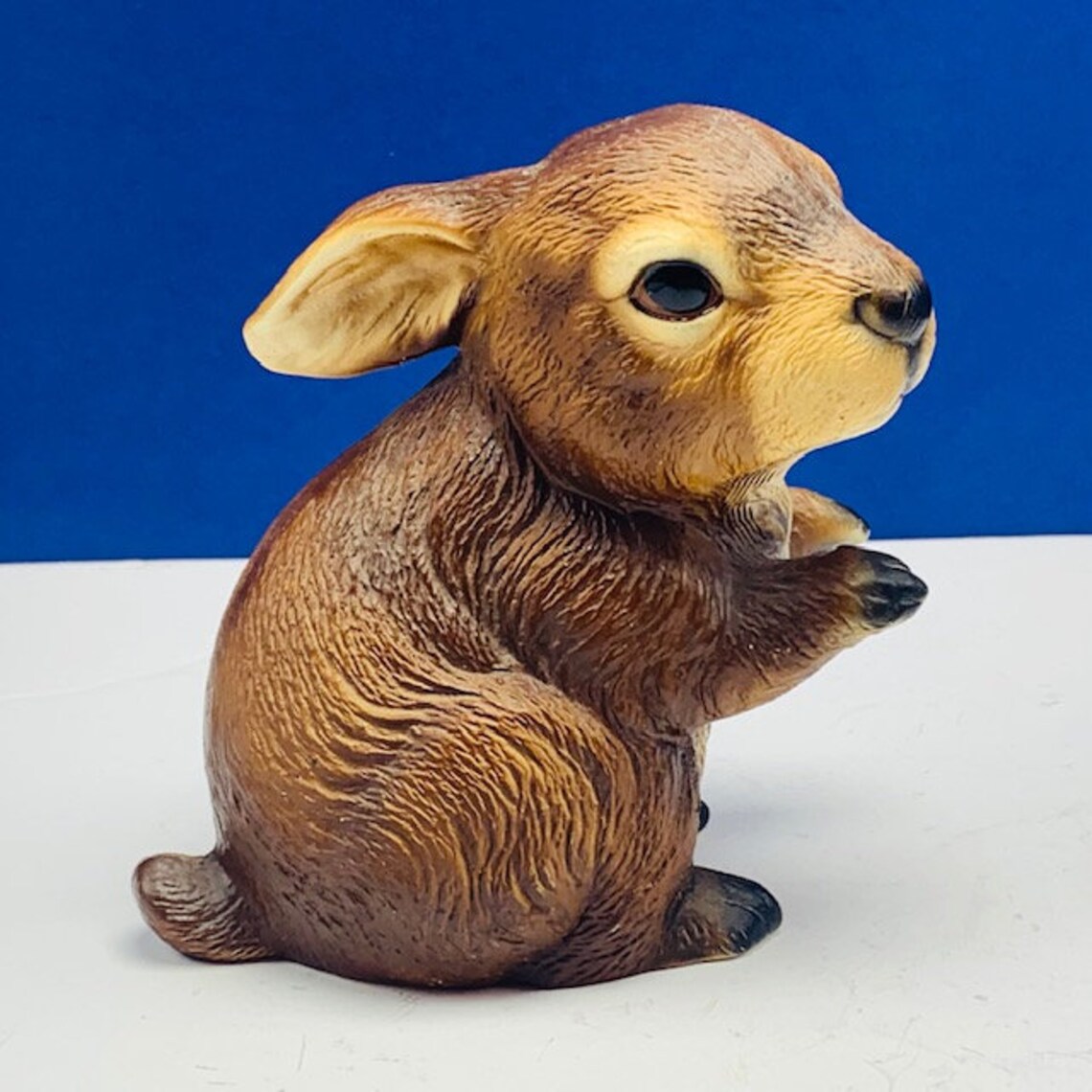 BUNNY RABBIT FIGURINE Japan vintage porcelain sculpture | Etsy