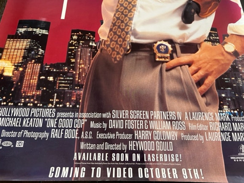 Movie Theater Cinema Poster Lobby Card 1991 One Good Cop | Etsy