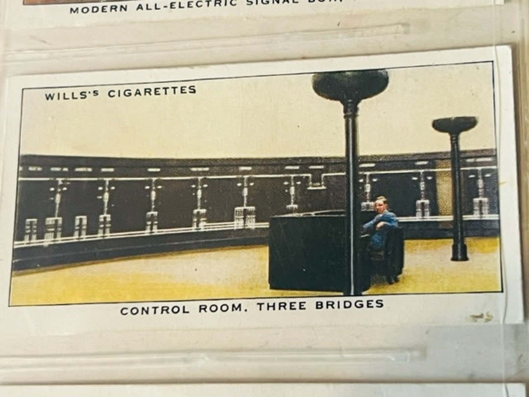 Railroad Card Train Railway Equipment 1938 HO WD Wills Imperial Control ...