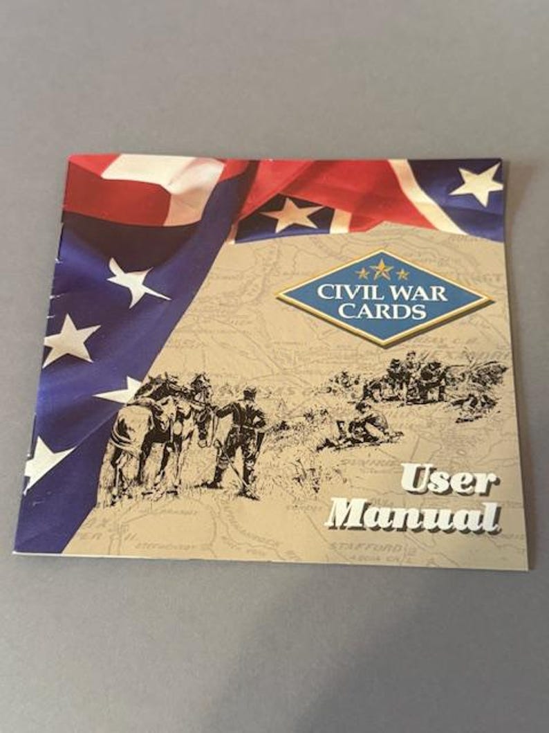 Civil War Card 1995 Atlas Military Battles Campaigns 1861 Blackburns ...