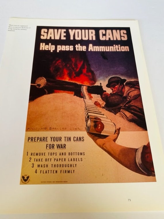 World War Advertisement Ad Vtg Print Litho 12X9 WW2 WWII Sign | Etsy