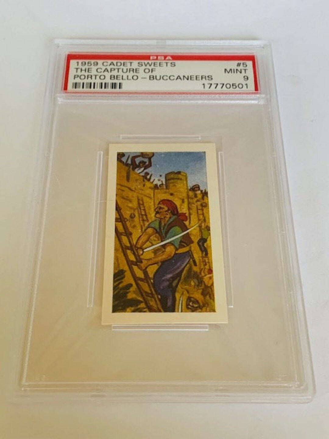 Buccaneers Pirates Raiders Trading Card 1960 Cadet Sweets England ...