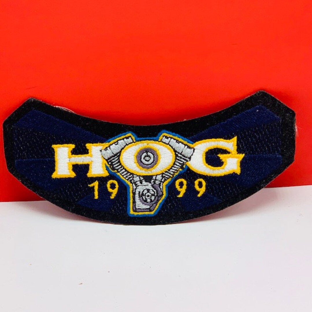 HARLEY DAVIDSON MOTORCYCLES Vintage Collectible Patch Vtg Hog Cycle ...