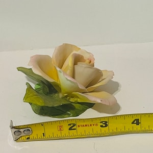 Capodimonte Porcelain Flower Sculpture Italy Figurine Vtg Napoleon ...