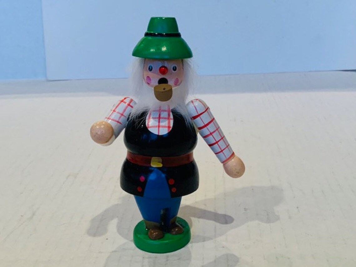 OTTO MERTENS SMOKER West Germany Hand Carved Wood Wooden - Etsy