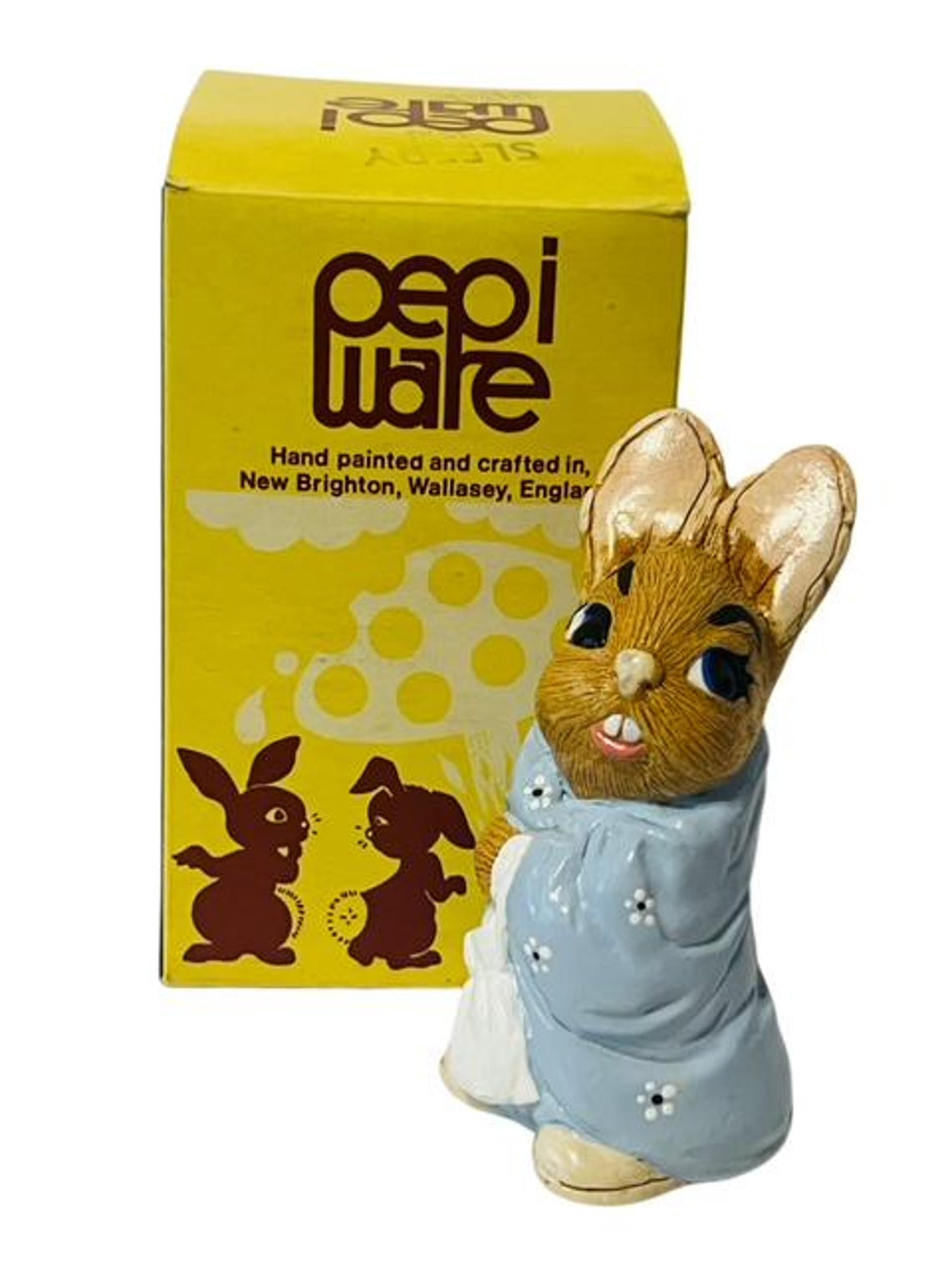 Pendelfin Pepiware Bunny Rabbit Figurine Anthropomorphic Stonecraft ...