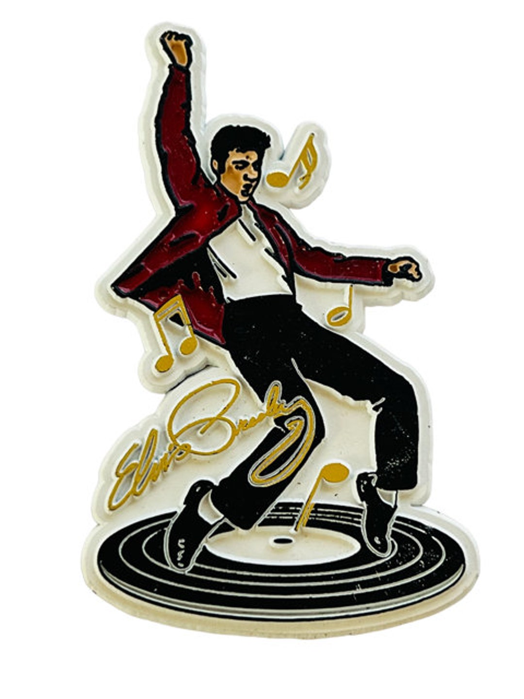 Elvis Presley Magnet 1995 Vtg King Rock Roll Figure Novelty Souvenir ...