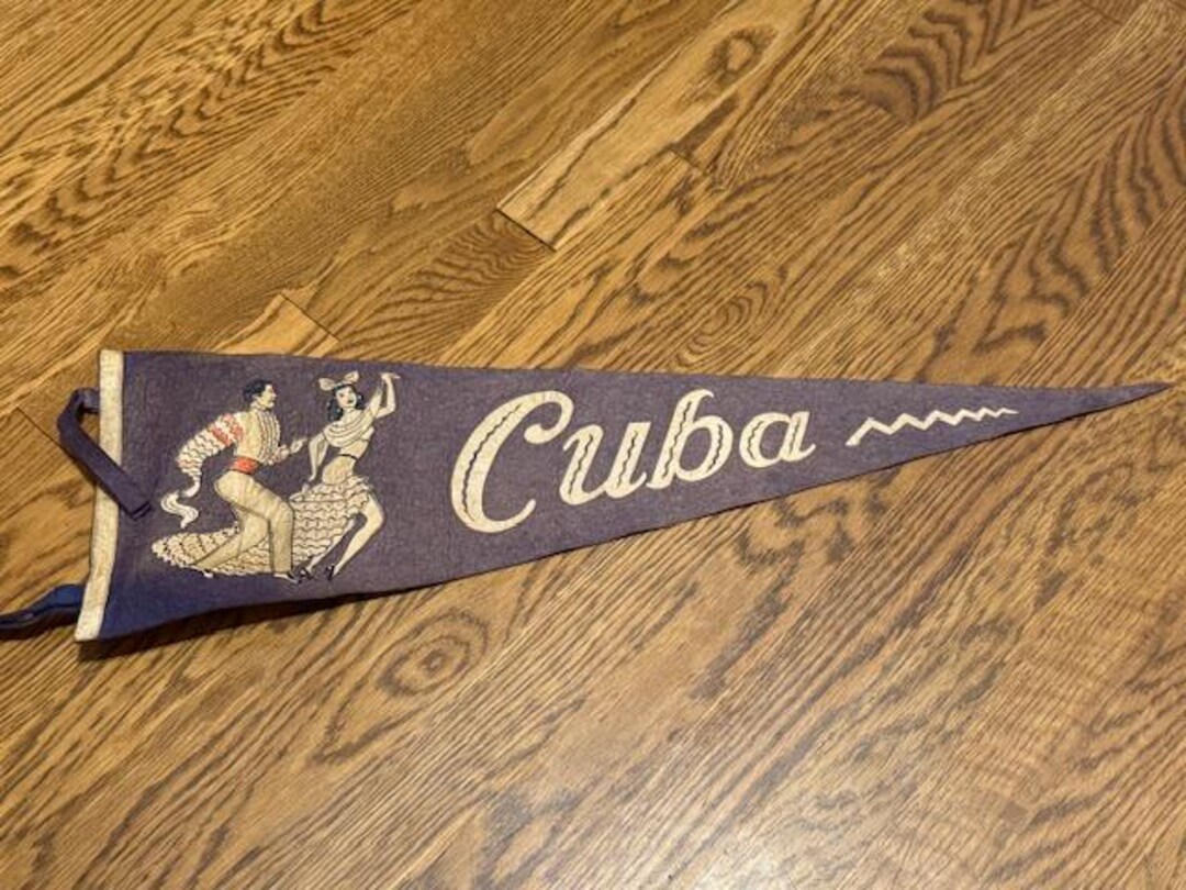 Vintage Pennant Flag Historical Memorabilia 1960s Matador Salsa Dancer ...