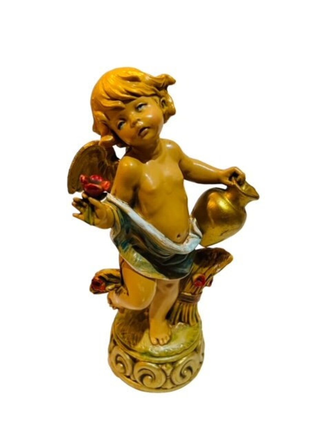 Roman Fontanini Figurine Italy Depose Bristol Falls Simonetti Cherub ...