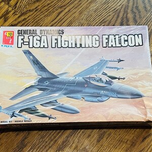 AMT ERTL Model Kit Military 1/72 Scale SEALED F-16A Fighting Falcon Jet ...