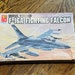 AMT ERTL Model Kit Military 1/72 Scale SEALED F-16A Fighting Falcon Jet ...