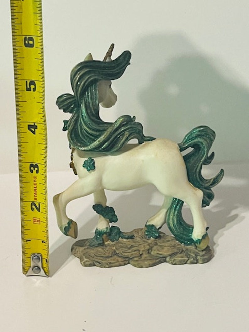 Unicorn Figurine Pegasus Hamilton Collection Emerald Isle God Protect ...