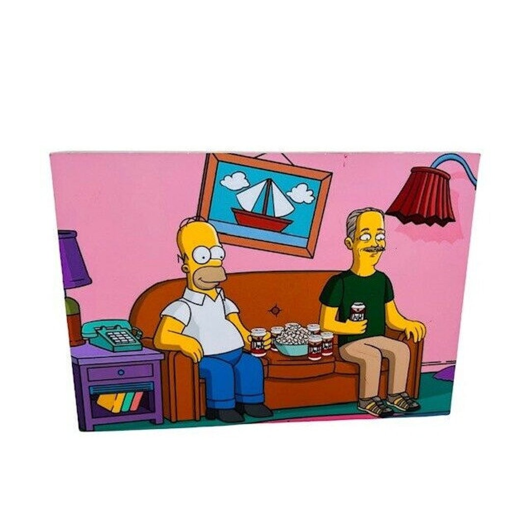 Homer Simpson Plaque Sign 7X5 Cartoon Duff Beer Memorabilia - Etsy