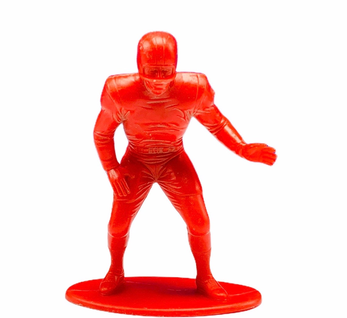LOUIS MARX FOOTBALL 1969 Vintage Plastic Molded Action Figure | Etsy