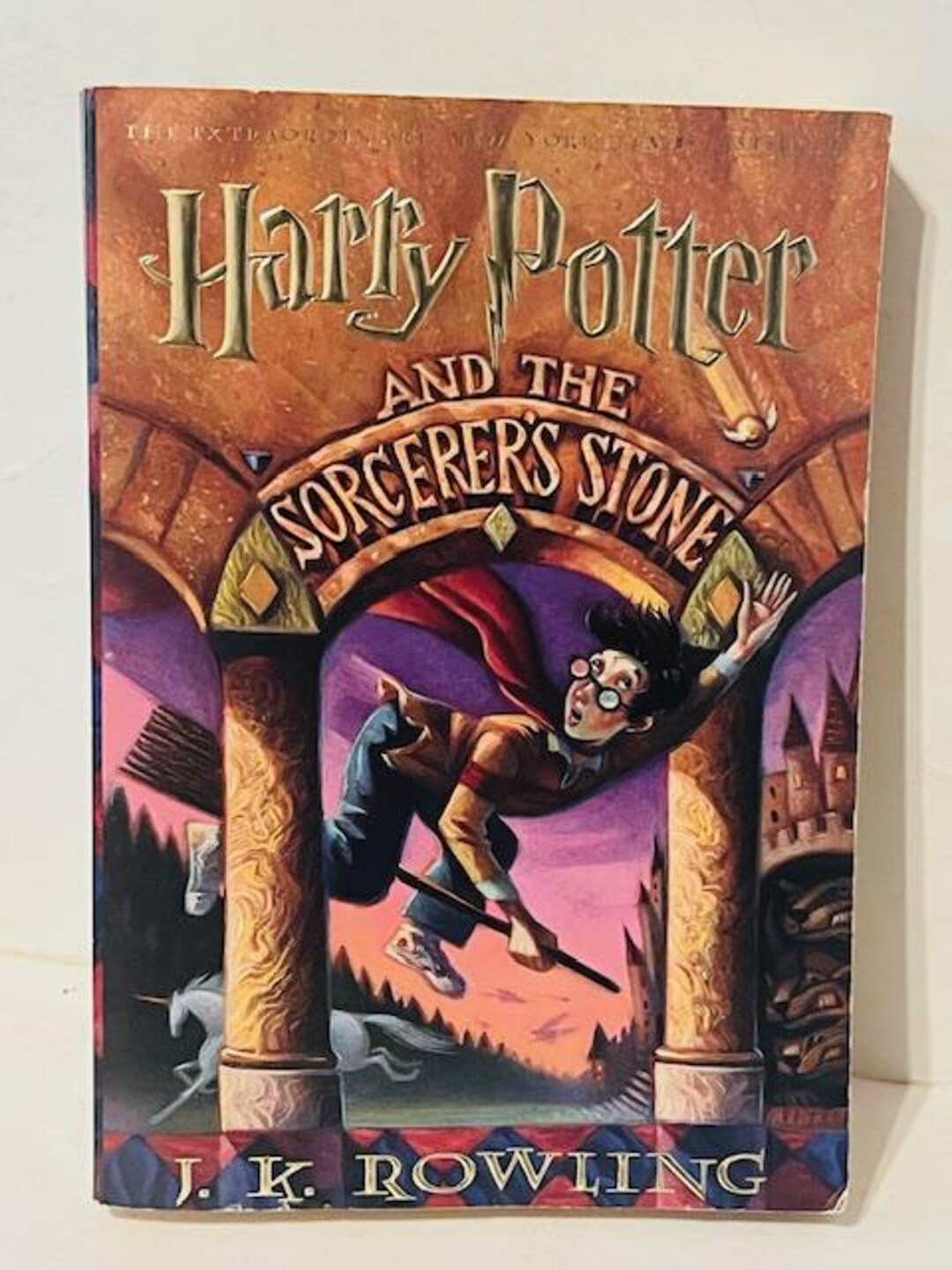 Harry Potter Sorcerers Stone JK Rowling Fantasy Novel Paperback Book ...