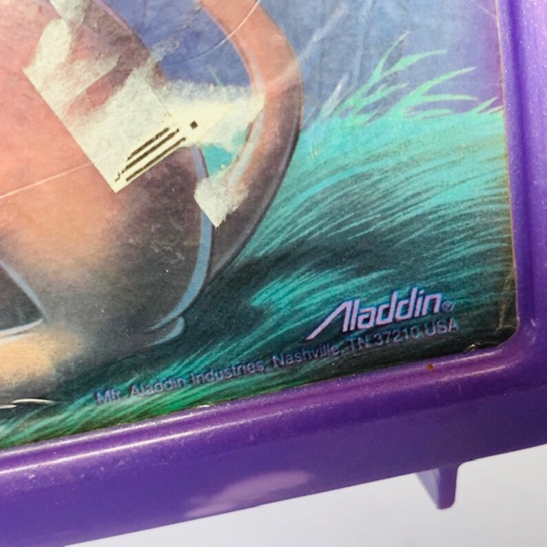 VINTAGE PLASTIC LUNCHBOX 1989 Aladdin Collectible Lunch Box | Etsy
