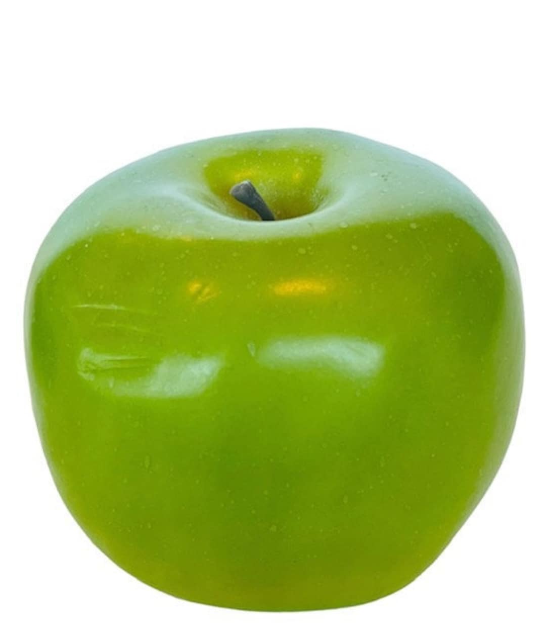 Green Apple Fake Plastic Resin Kitchen Fruit Vegetable Decor Figurine ...