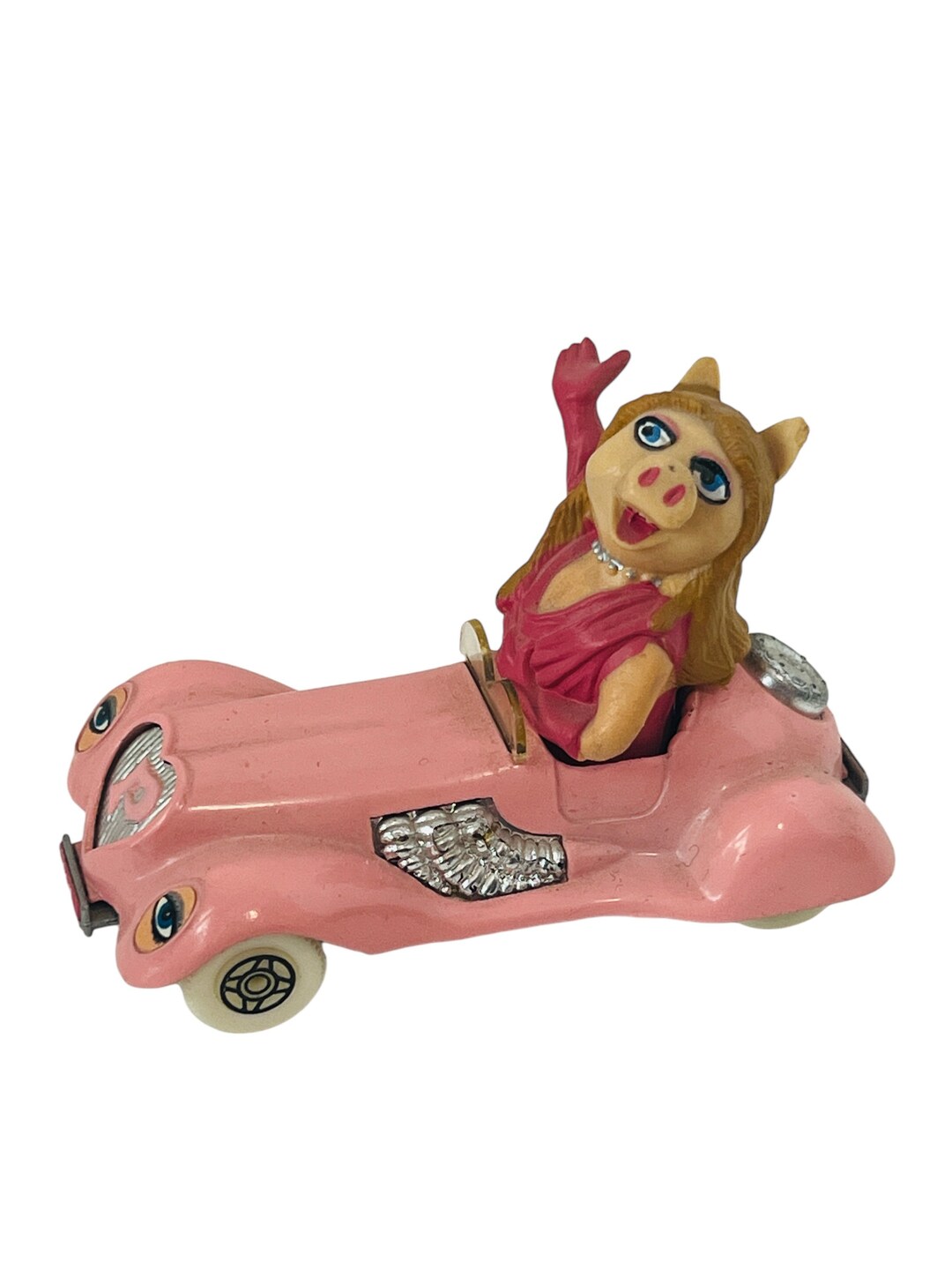 Corgi Diecast Pink Car 1979 Miss Piggy Toy Figure Muppets Vtg Jim ...