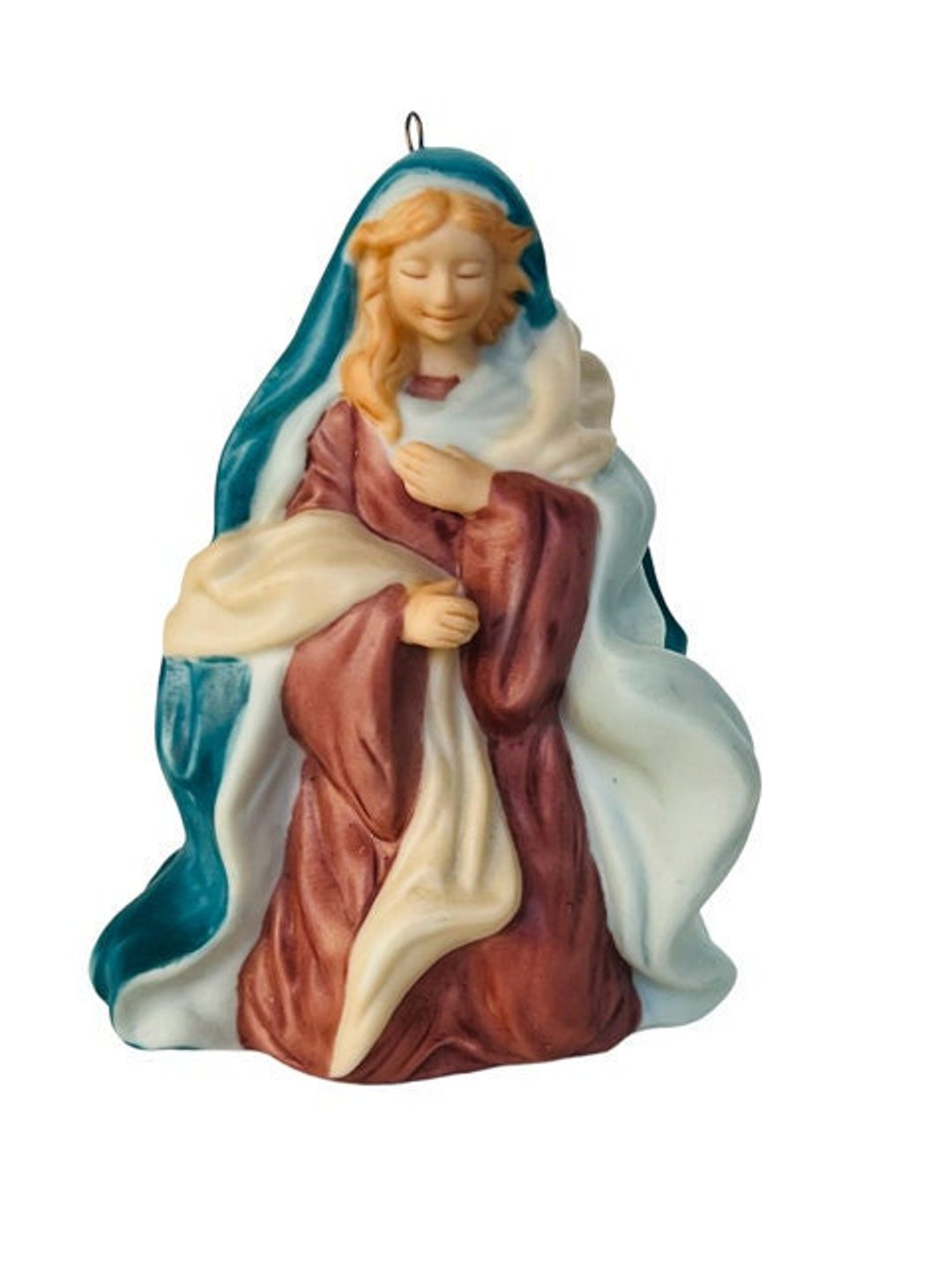 Hallmark Figurine Christmas Nativity Scene Vtg Sculpture Gift Virgin ...