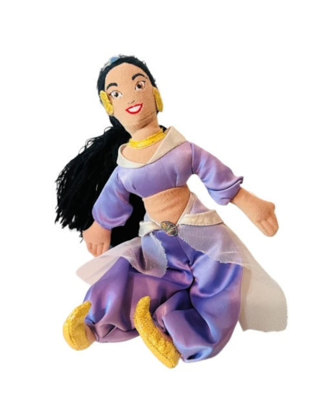 Princess Jasmine Aladdin Walt Disney Plush Stuffed Animal Vtg Figure ...