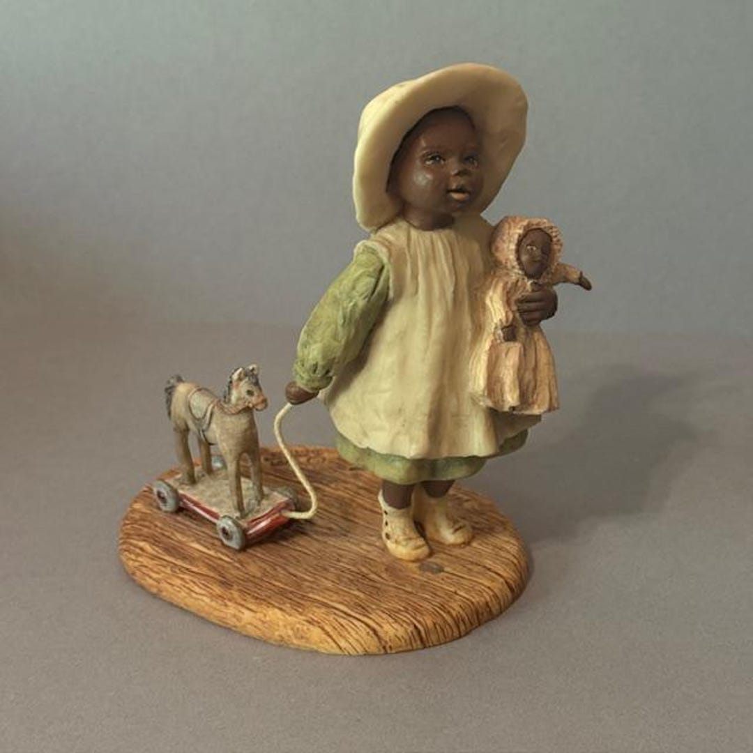 Vintage Enesco Figurine Miss Martha Holcombe 1991 Dawn Pretty Please ...