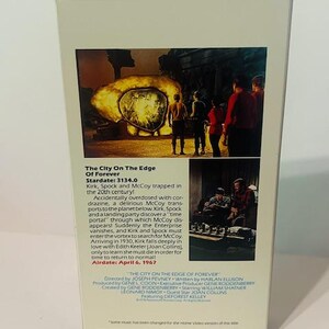 Star Trek Original TV Series VHS Tape Movie Kirk Spock 1985 City Edge ...