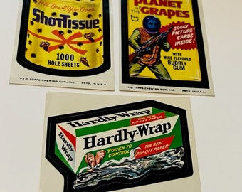 1970s Wacky Stickers - Etsy