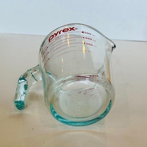 Pyrex Measuring 2 Cups Glass 500 ML Vtg Antique 1 One Red Glassware ...