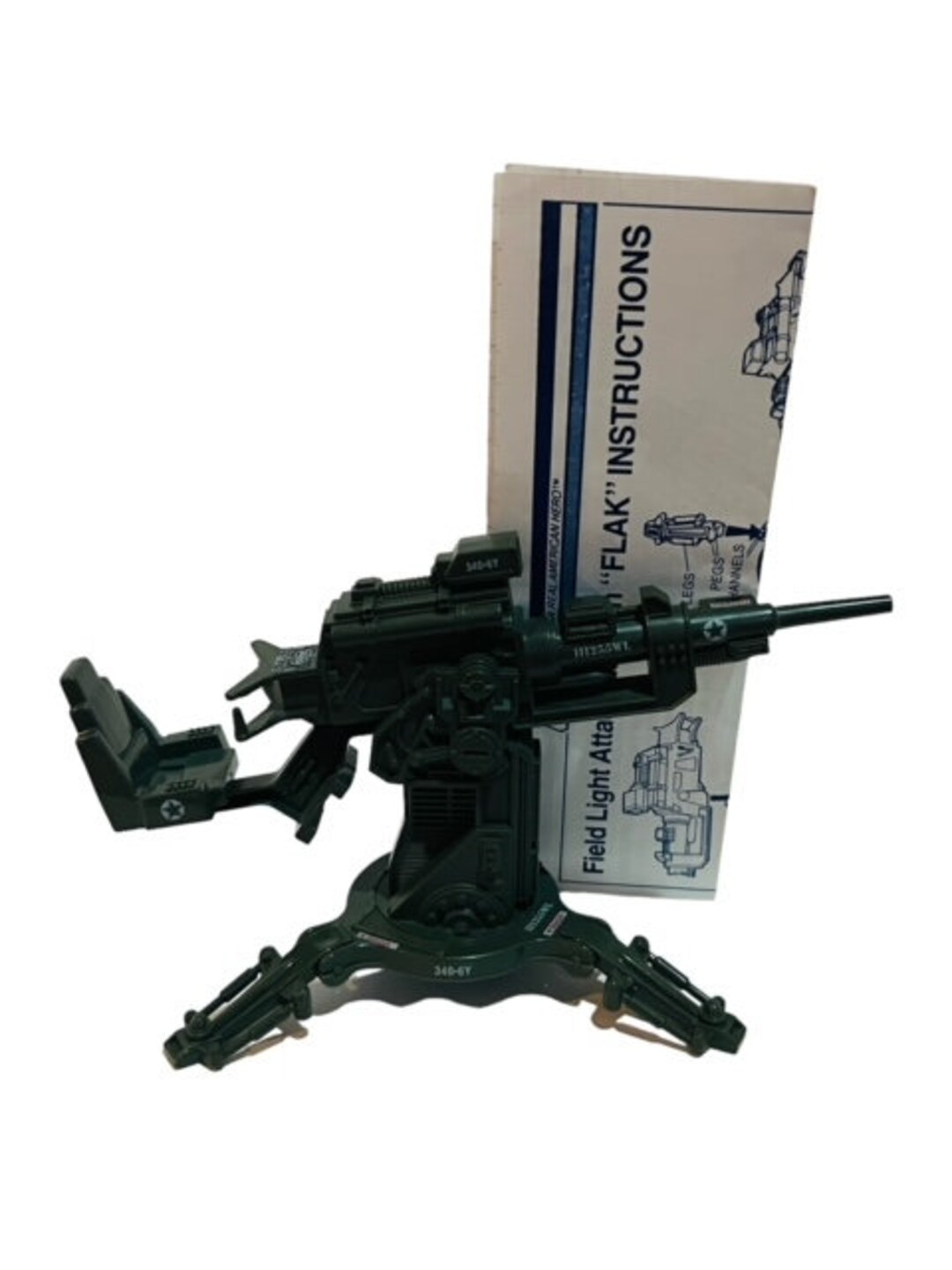 Flak Field Light Attack Cannon 1982 Gi Joe Cobra ARAH Figure Hasbro ...