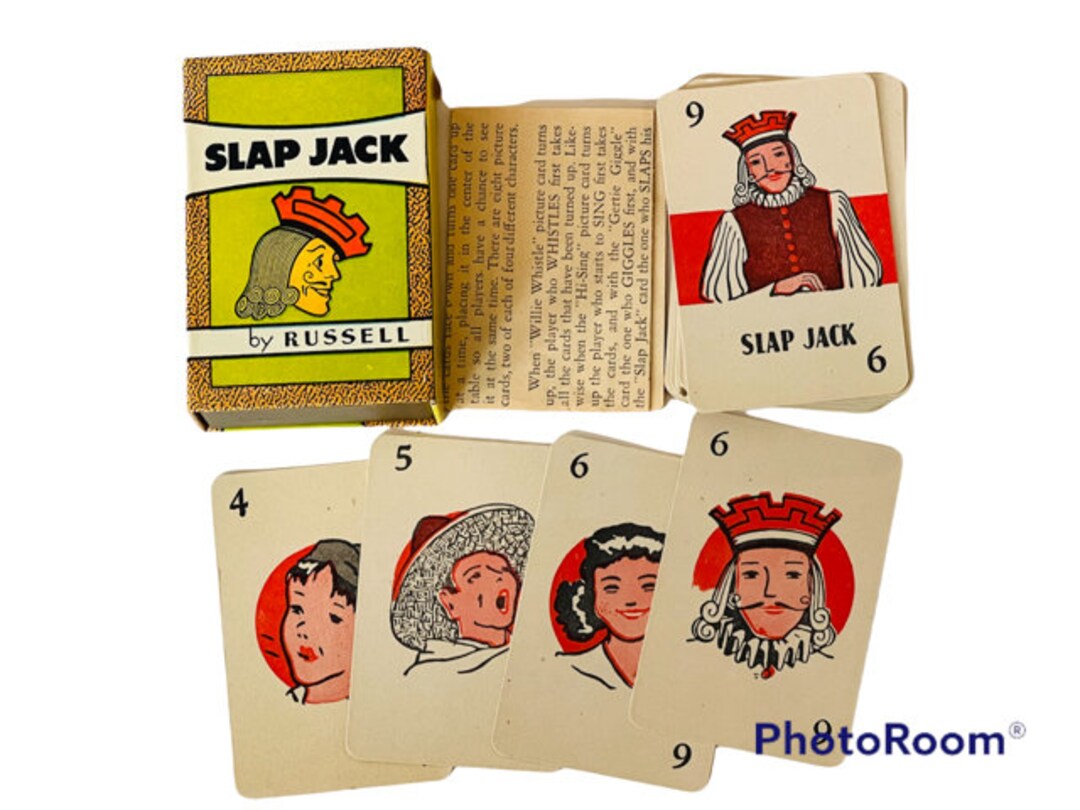 Russell Big Little Card Game 1939 Vtg Antique Library USA Vol IV Slap ...