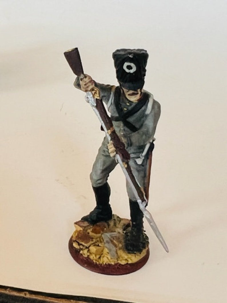 Franklin Mint Waterloo Regiment Vtg Toy Soldier 1979 Musketeer - Etsy