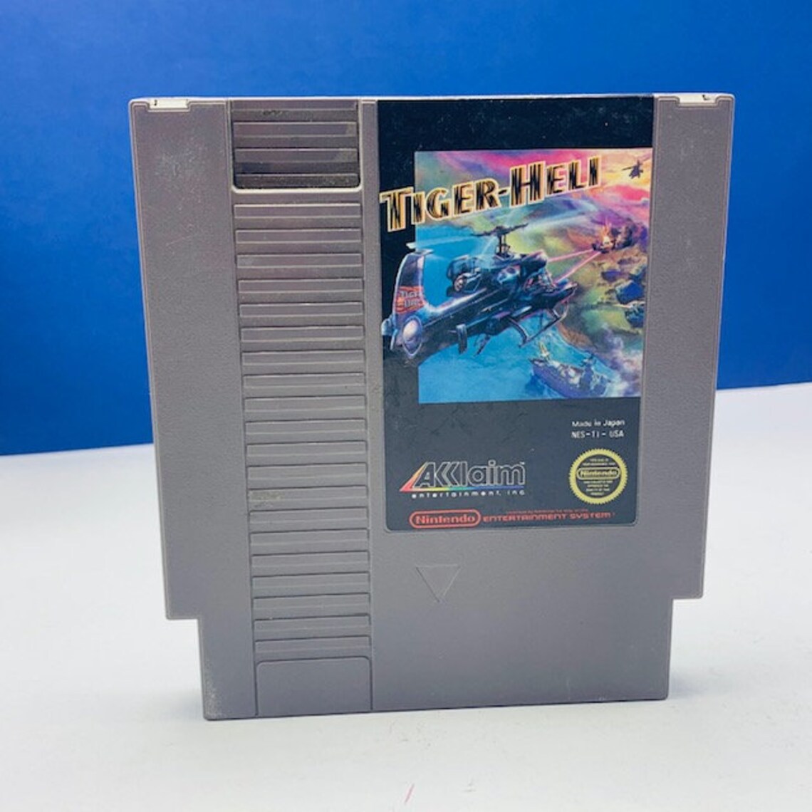 NINTENDO NES 1985 Tiger Heli Acclaim Helicopter Vintage Video - Etsy