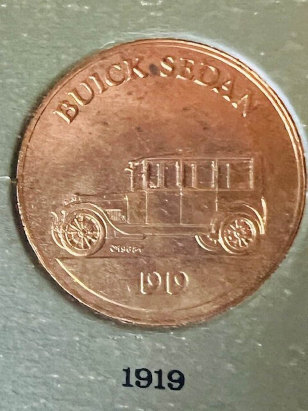 Franklin Mint Antique Car Coin Collection 1969 Series 1 Buick Sedan ...