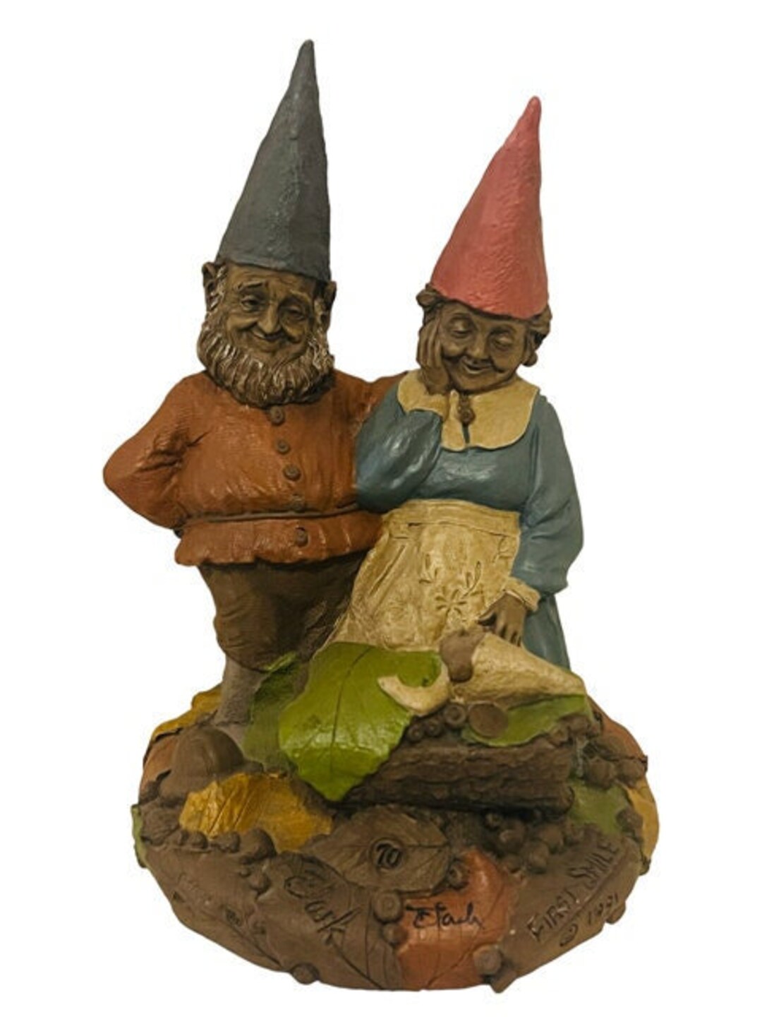 Tom Clark Figurine Gnome Elf SIGNED Sculpture Cairn First Smile Baby ...