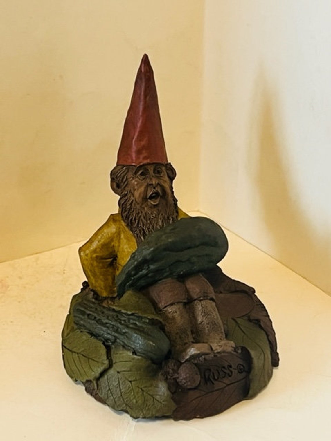 Tom Clark Figurine Gnome Elf SIGNED Sculpture Cairn Russ Pickel ...
