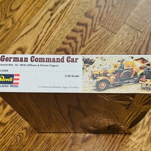 Revell Italeri Model Kit Military 1/35 Scale Box SEALED Command Car ...