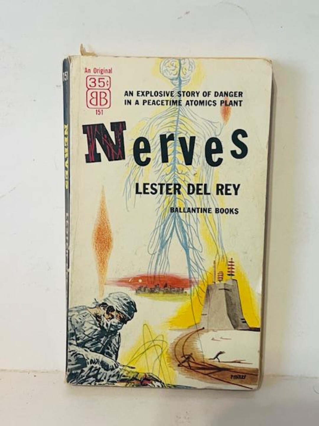 Nerves Lester Del Rey 1956 Science Fiction Paperback Book Space UFO ...