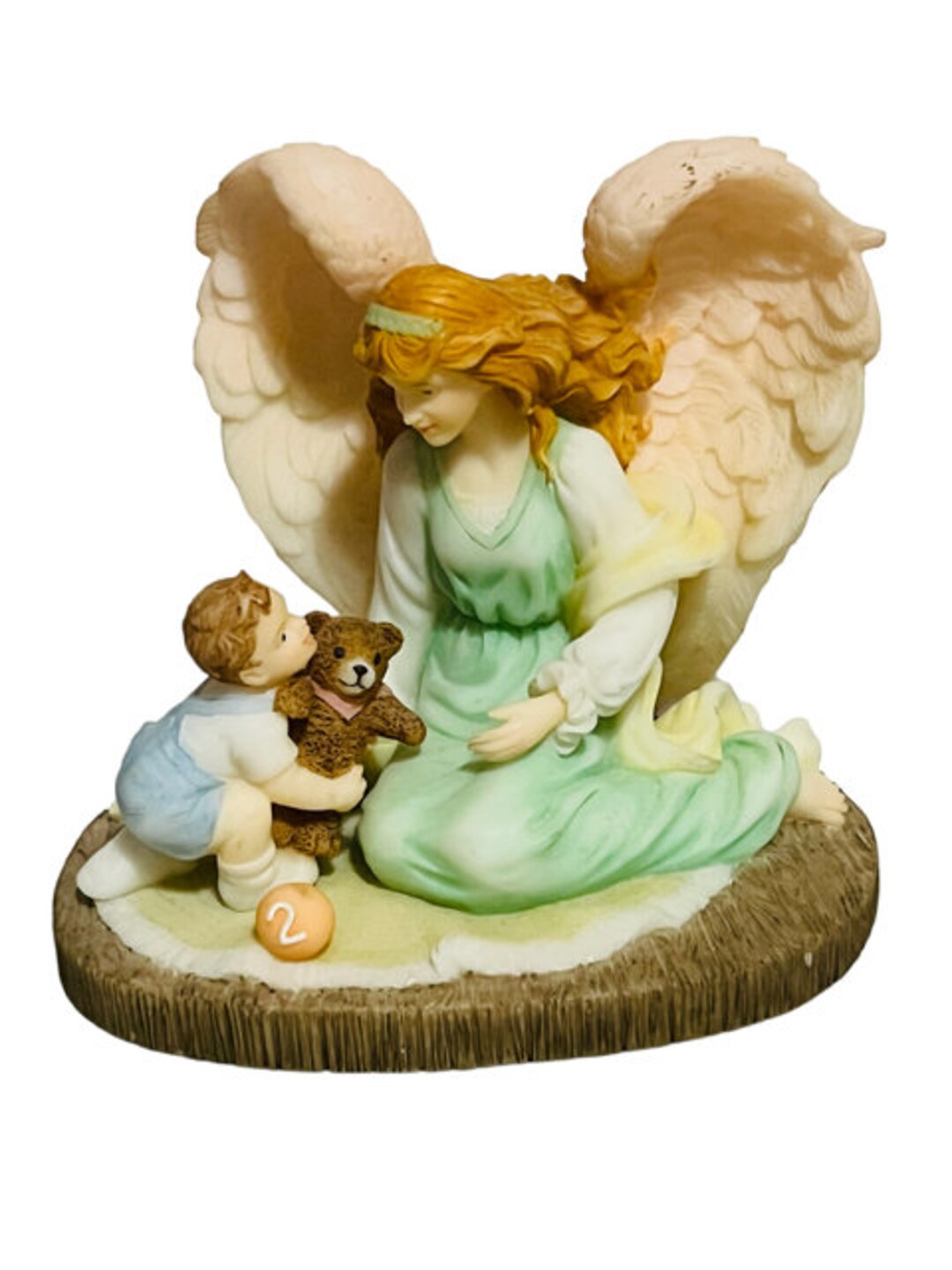 Seraphim Classics Angel Figurine Sculpture Roman Gift Vtg Watch Over Me ...