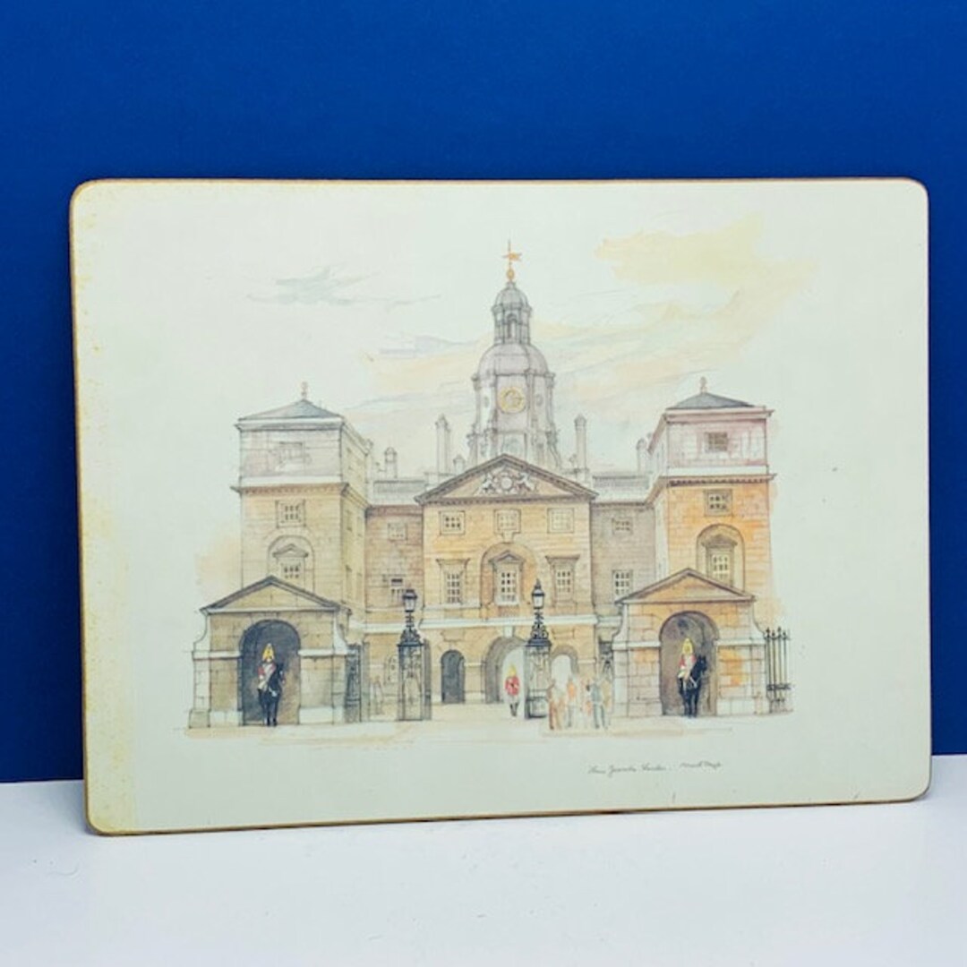 LADY CLARE PLACEMAT England Made Vintage Mcm Vtg Place Mat Serving ...