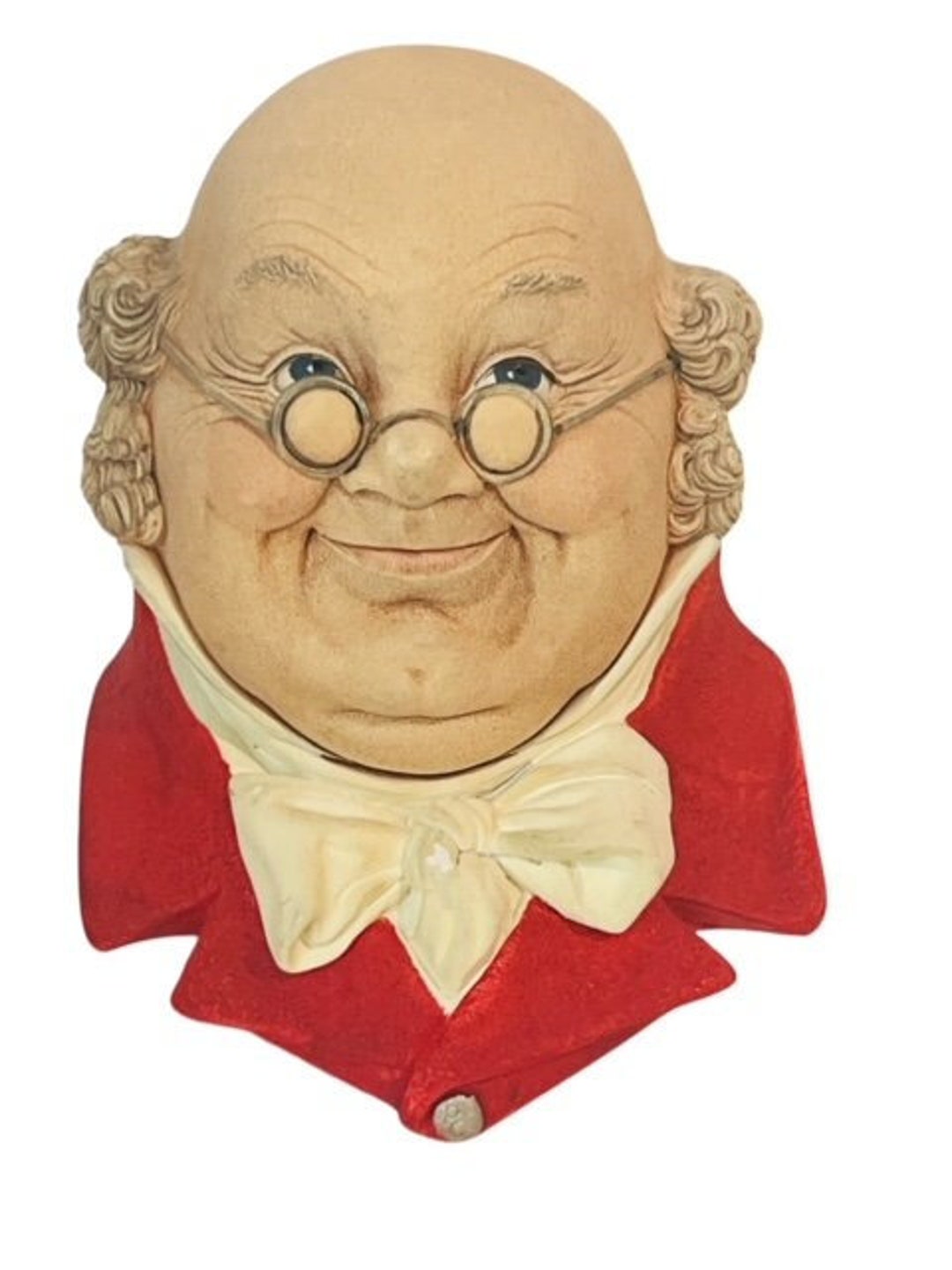 Bosson Legend Chalkware Face Bust Figurine Wall England 1964 Mr ...