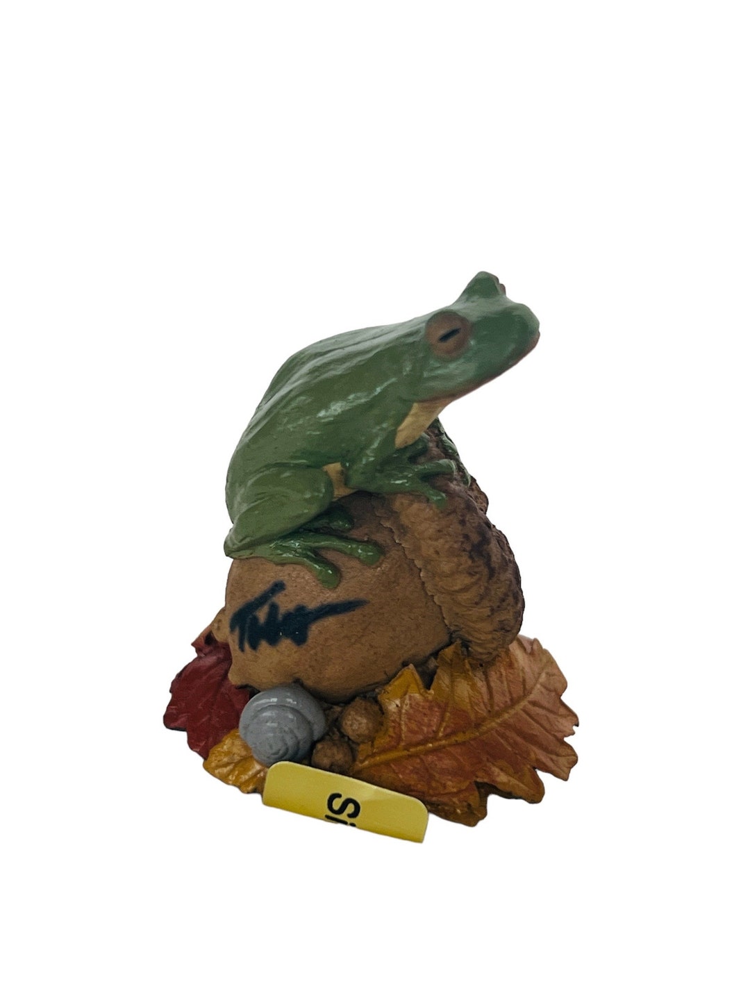 Tom Clark Figurine Gnome Elf SIGNED Cairn Sculpture Miniature Tad Toad ...