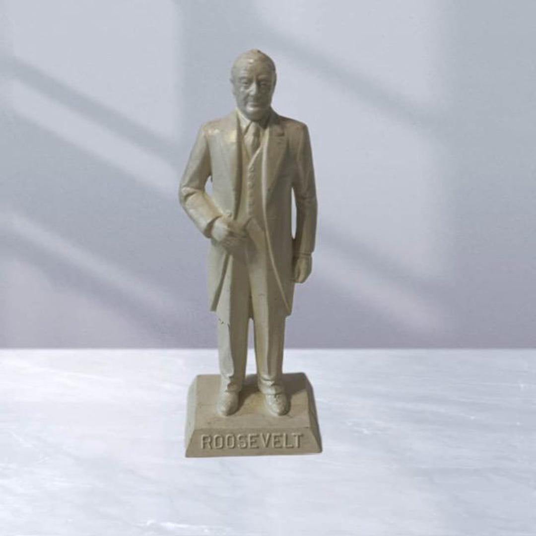 Vintage Franklin Roosevelt Louis Marx President Plastic Figure ...